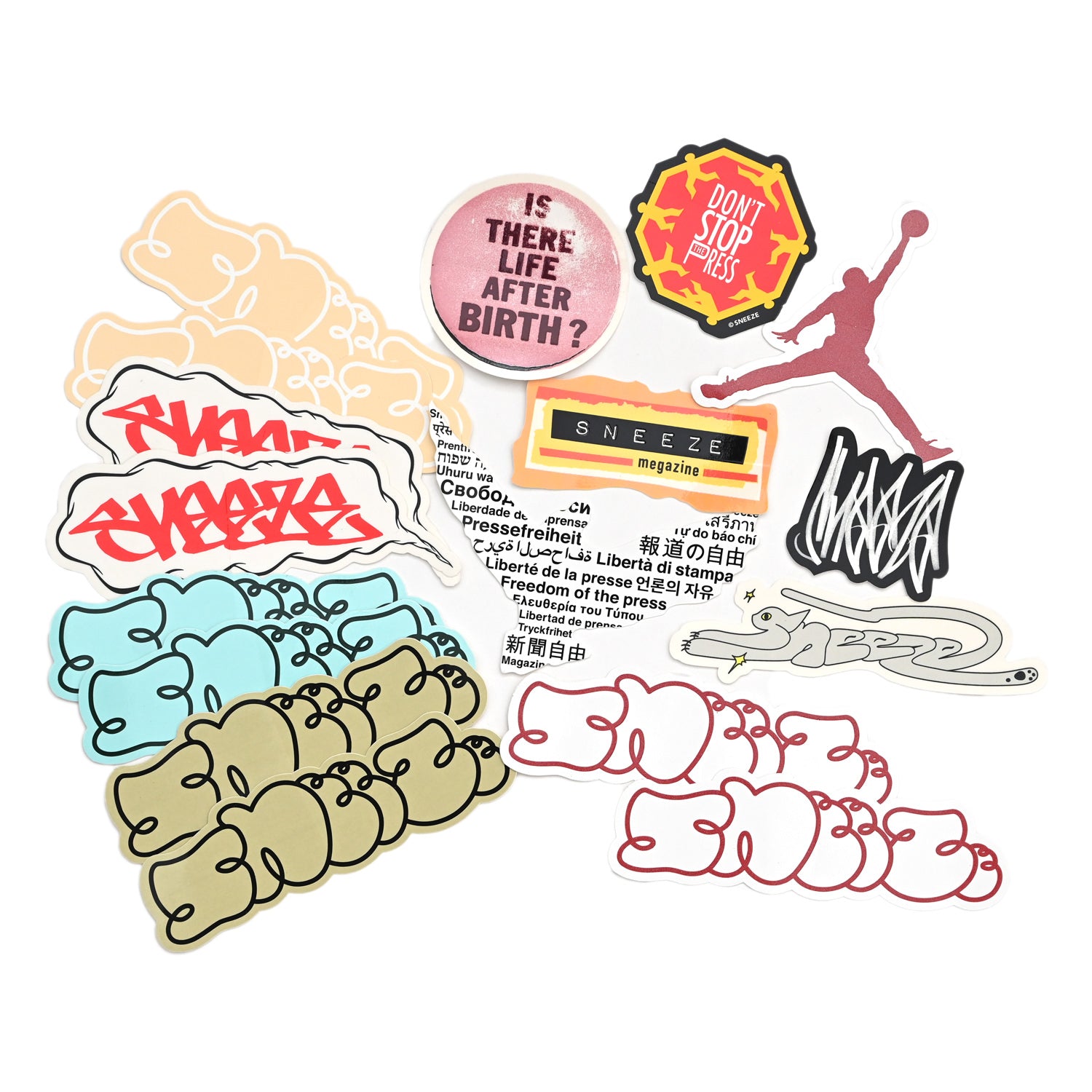 SNEEZE / Sticker Pack 10P – SUPLLY TOKYO